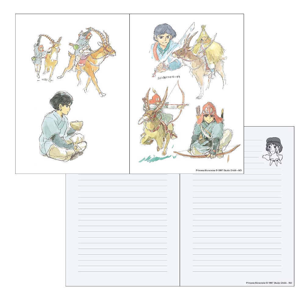 STUDIO GHIBLI PRINCESS MONONOKE JOURNAL NOTEBOOK | ACADEMY MUSEUM ...