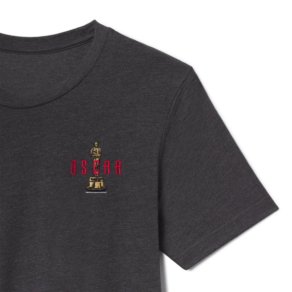 Oscars® Logo Embroidered Adult T-Shirt – Academy Museum Store