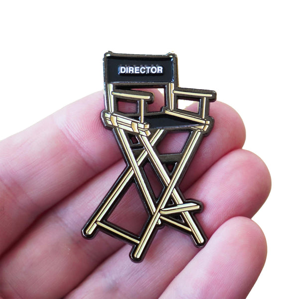 DIRECTOR'S CHAIR ENAMEL PIN – Academy Museum Store